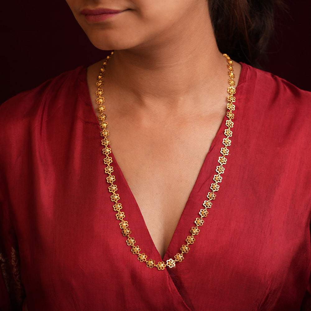 Buy Bakuli Haar Gold Plated [ Single Layered ] By Moha Online by MOHA