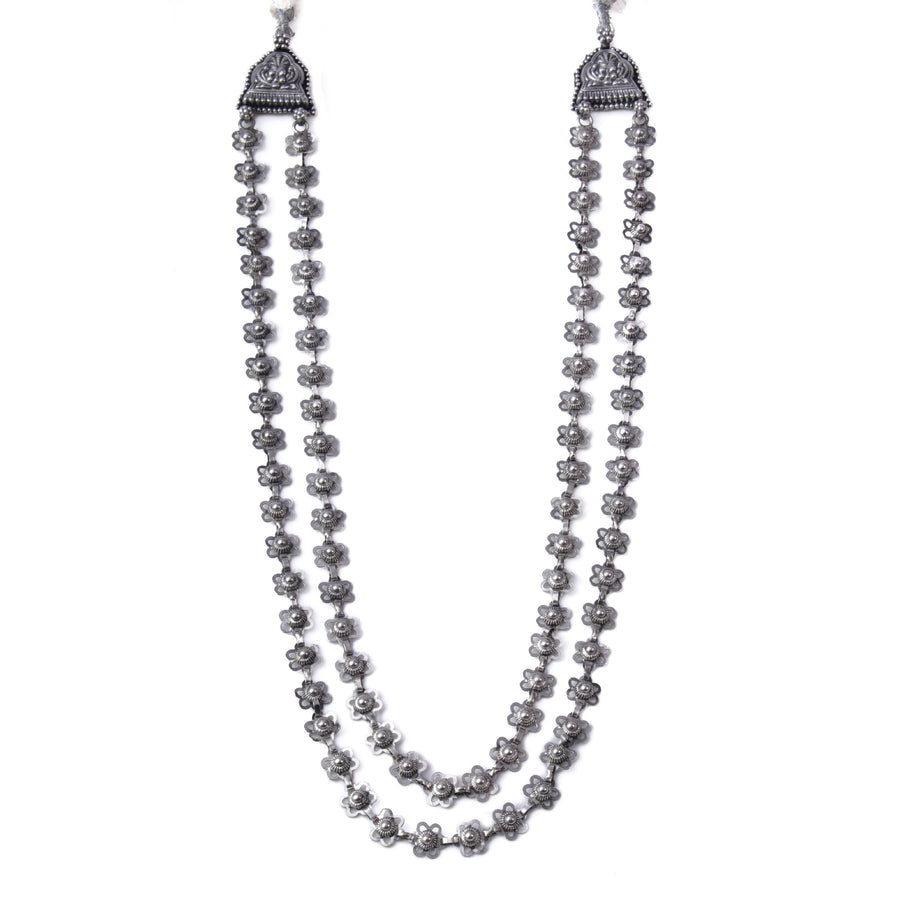 Buy Bakuli Haar Silver [ Double Layered ] By Moha Online by MOHA