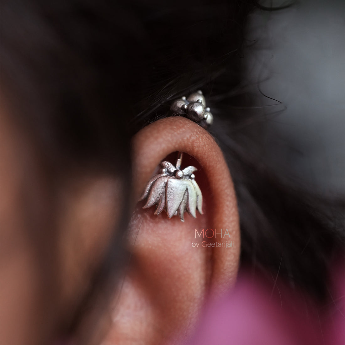 92.5 Silver Bugadi Earrings | Traditional Jewellery | MohabyGeetanjali