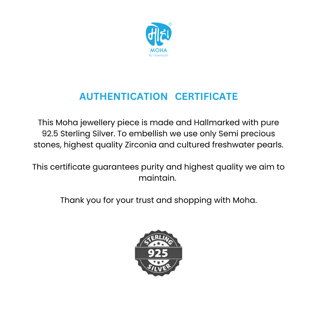 Buy Madhu Silver Earrings By MOHA Online by MOHA