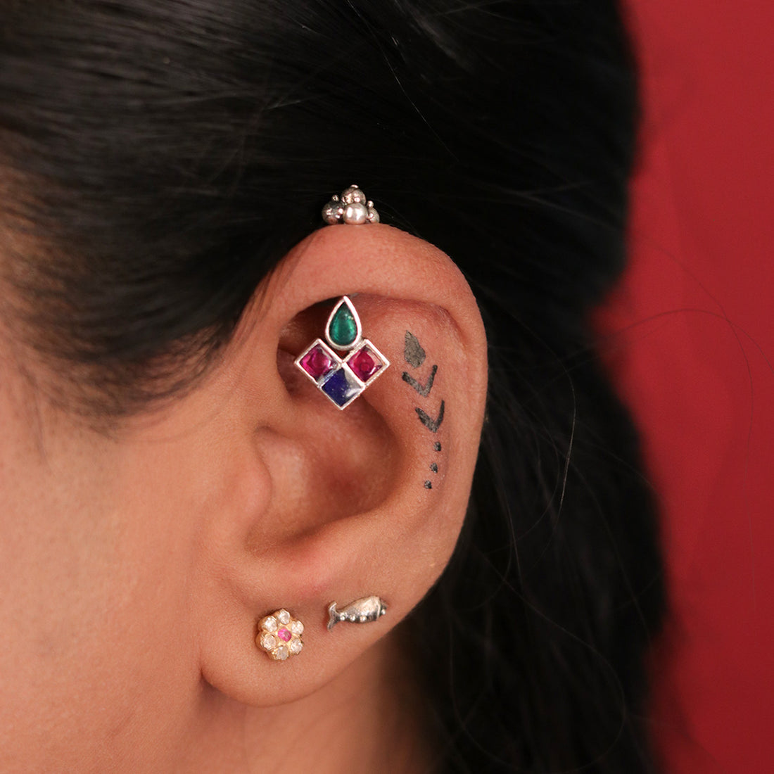 92.5 Silver Bugadi Earrings | Traditional Jewellery | MohabyGeetanjali