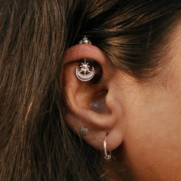 Silver Bugadi – Maharashtrian Heritage in Stud Design