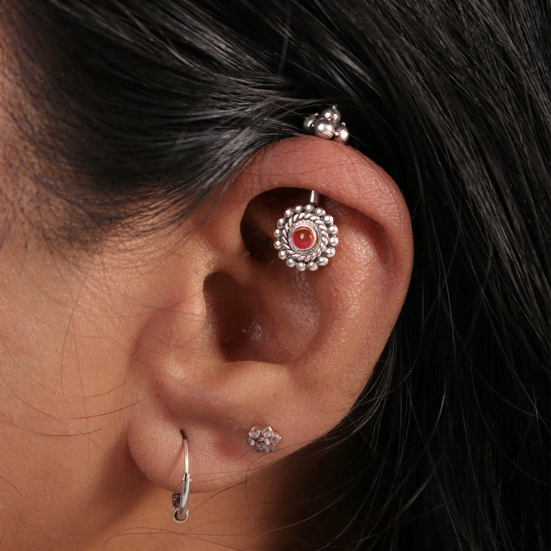 92.5 Silver Bugadi Earrings | Traditional Jewellery | MohabyGeetanjali